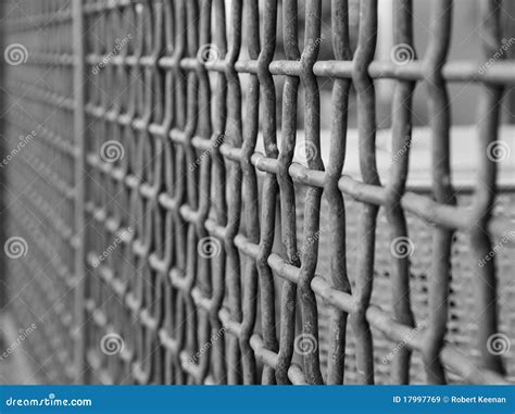 Wire Grate Fence Stock Image Image Of Iron Horizontal 17997769