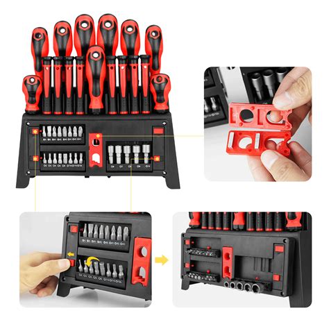 Vcan Best 39pc Chrome-vanadium Steel Screwdriver Tool Set Household ...