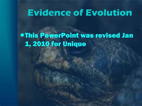 Ppt Exploring Evidences Of Evolution Genetics And Fossils Powerpoint