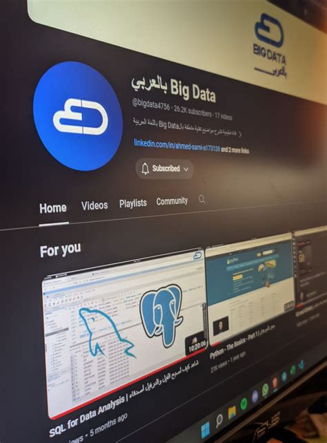 ‏من الحاجات القوية جدا قناة Big Data بالعربي ‏ ‏abdulrahman Nabil‏