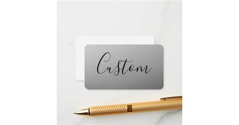 Elegant Modern Script Editable Black Text Writing Enclosure Card Zazzle