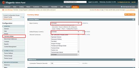 magento currency code in transaction email showing only base currency