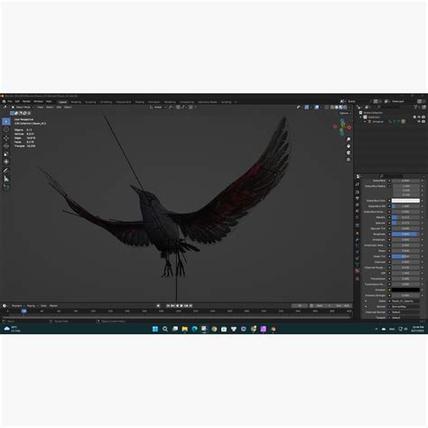 Raven A1 3d Model Download Birds On