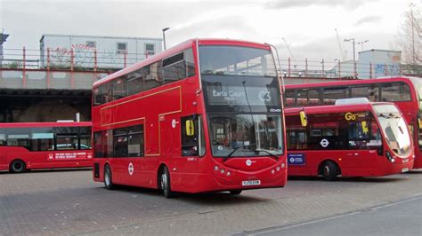 New Electric Buses And A Few Diesels On London Bus Route C3 Youtube
