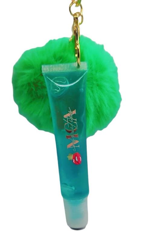 Lip Gloss With Keychain Etsy