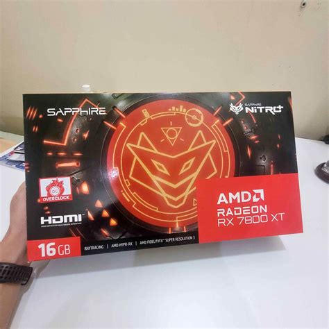 Saphire Nitro Amd Radeon 7800xt Gpu Cpusprocessors Las Piñas