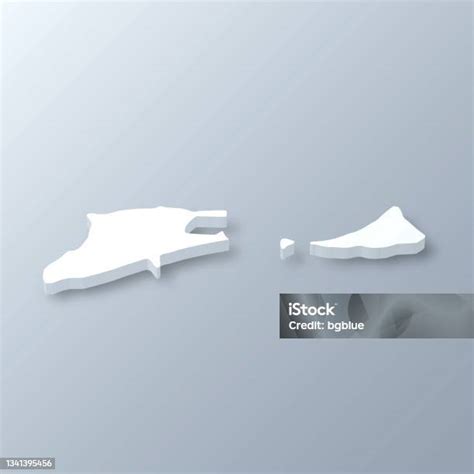 Midway Island 3d Map On Gray Background向量圖形及更多中途島圖片 中途島 光線效果 剪裁圖