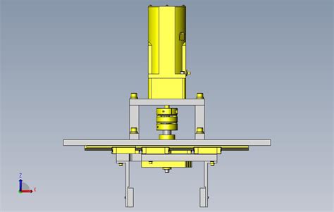 N587 电机和齿条与齿轮的集中机构 SOLIDWORKS 2010 模型图纸下载 懒石网