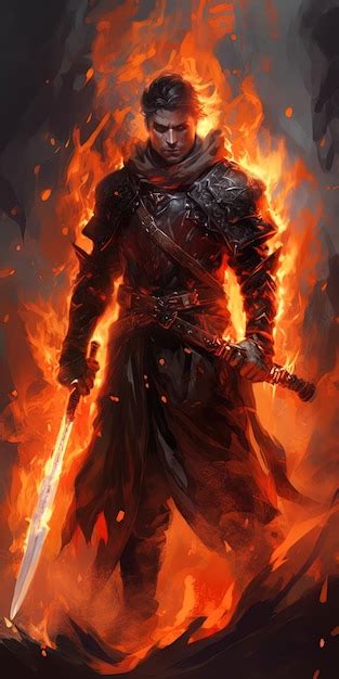 Premium Photo The King Of The Fire