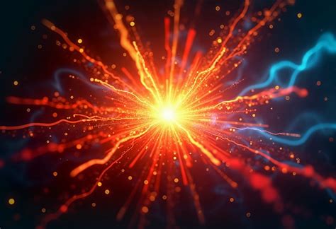 3d абстрактный светящийся фон Ai сгенерированное изображение