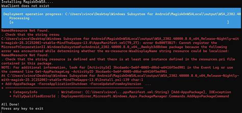 wsabuilds documentation fix guides pre install issues namedresource not