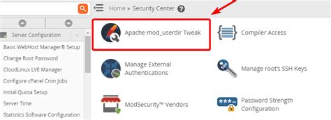 Using Apache Mod Userdir With WHM Hostwinds
