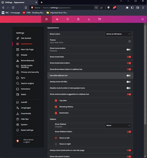 Update Show Bookmarks Setting Issue 26072 Brave Brave Browser GitHub