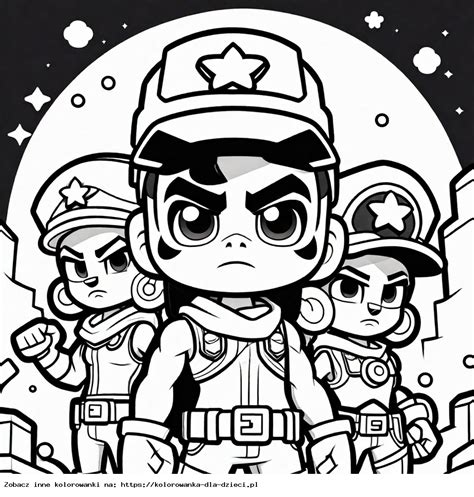 Brawl Stars Kolorowanka Do Druku