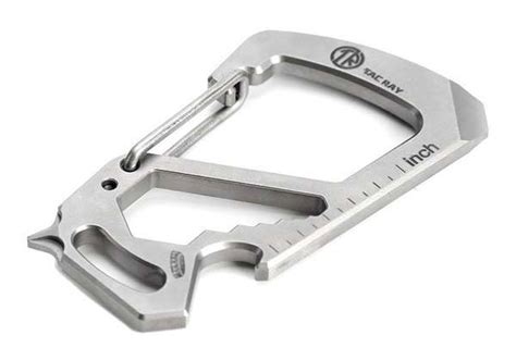 Tacray Titanium Edc Keychain With Multi Tool Gadgetsin