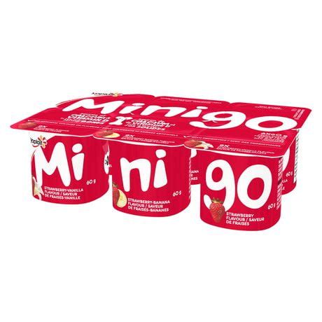 Minigo By Yoplait Strawberrystrawberry Bananastrawberry Vanilla