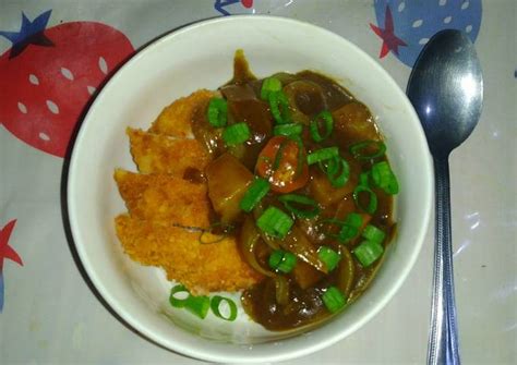 Resep Curry Rice Chicken Katsu Nasi Kari Ayam Katsu Oleh Astries