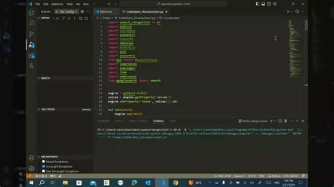 Video Jana Ayman On Linkedin Codealpha Voiceassistant Python Automation Ai