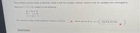 This Problem Involves Mixed Constraints Solve It