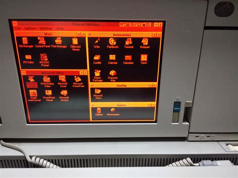 Ibm Ps2 P70 Something About That Satisfying Orange Glow R
