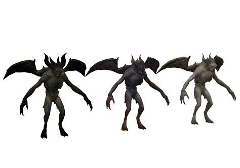 Xps Tes V Gargoyles By Tokami Fuko On Deviantart