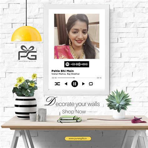 Customised Spotify Code Frame With Working Code Puneri Ts
