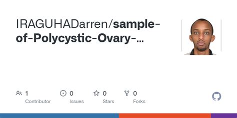 Github Iraguhadarrensample Of Polycystic Ovary Syndrome Detection Machine Learning Model In