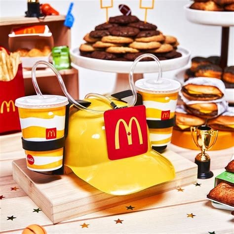 Mcdonalds Sprite Drinking Hat Game Night Snacks Mcdonalds Mcdonald