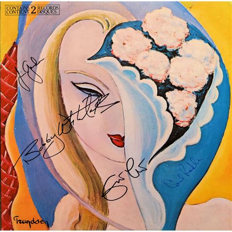 Derek And The Dominos Signed Layla Album