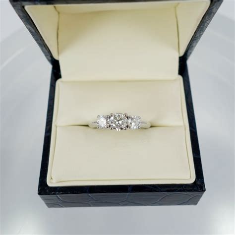 18ct White Gold Trilogy Diamond Engagement Ring Pj5980 Pilkington Jewellers