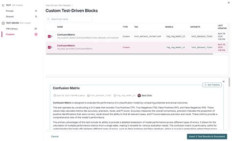 ValidMind For Model Development Integrate Custom Tests ValidMind