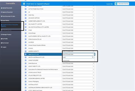 Account Codes On Bills To Xero Cosmic Bills
