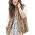 Escalier Women Faux Fur Vest Waistcoat Sleeveless Jacket At Amazon Women S Coats Shop