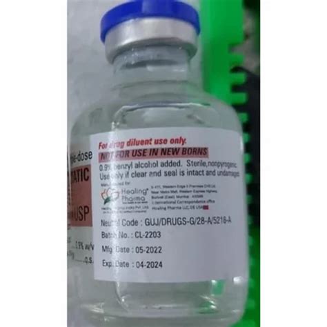 Bacteriostatic Water 30ml For Clinical At ₹ 200 Bottle In Nagpur Id