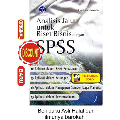 Jual Analisis Jalur Untuk Riset Bisnis Dengan Spss Jonathan Sarwono