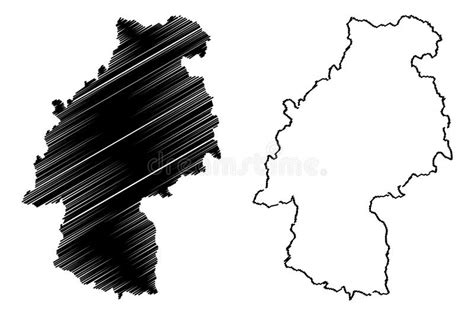 Vector Del Mapa De La Regi n De Huancavelica Ilustración del Vector