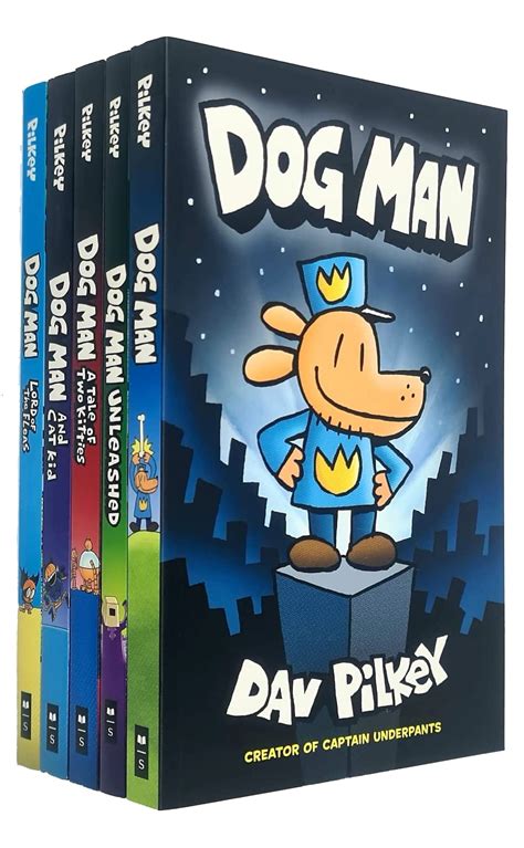 Dog Man Series 7 Books Collection Set By Dav Pilkey Desertcart United