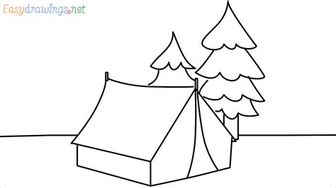 How To Draw Camping Step By Step 9 Easy Phase Emoji