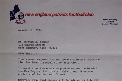 How To Write A Letter To The New England Patriots Alderman Writing