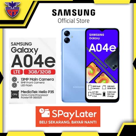 Jual Samsung Galaxy A04e Ram 3 32gb Garansi Resmi Shopee Indonesia