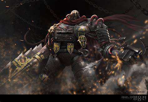 Artstation Vindictus Raid Boss Ragnahim