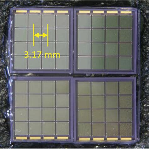 Photograph Of The Sensor Array Four Arraysb 4 Units From Sensl Of The