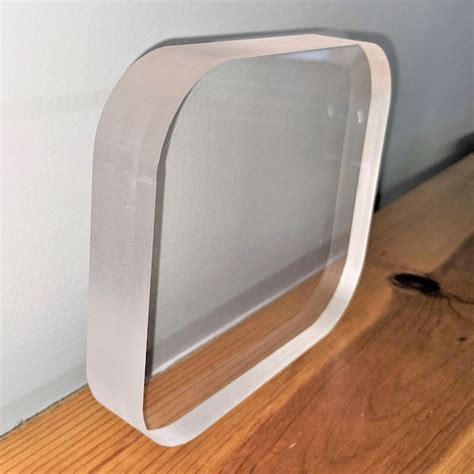 Acrylic Rectangle Thick Etsy