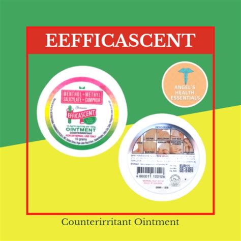 Efficascent Ointment 10g Authentic Shopee Philippines