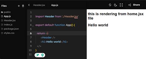Reactjs React Not Rendering Headerjsx File Stack Overflow