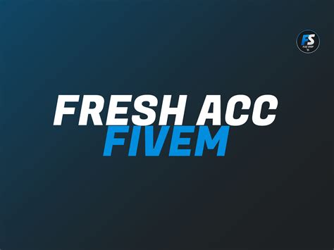 Fivem Fresh Account Fluz Shop