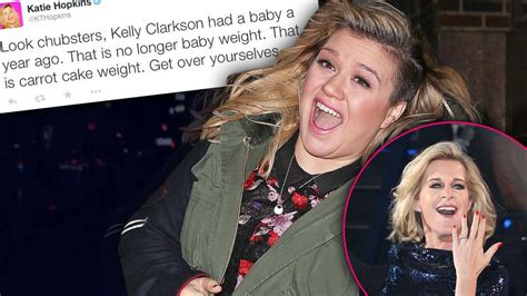 Kelly Clarkson Ive Never Cared About Media Fat Shamers Like Katie Hopkins