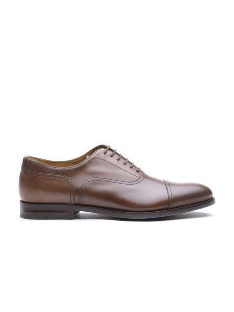 Buy GEOX Respira Men Brown Italian Patent Leather Formal Shoes - Formal ...