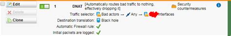 Dnat Black Holenull Routing Not Working Network Protection Firewall Nat Qos And Ips Utm