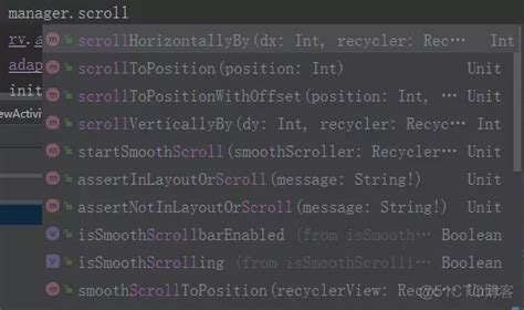 Android Recyclerview 滑动距离 Recyclerview滑动到指定item桃太郎的技术博客51cto博客
